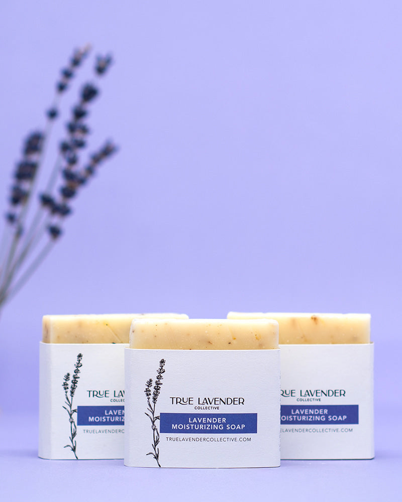 Lavender Moisturizing Soap - Full Bar – True Lavender Collective